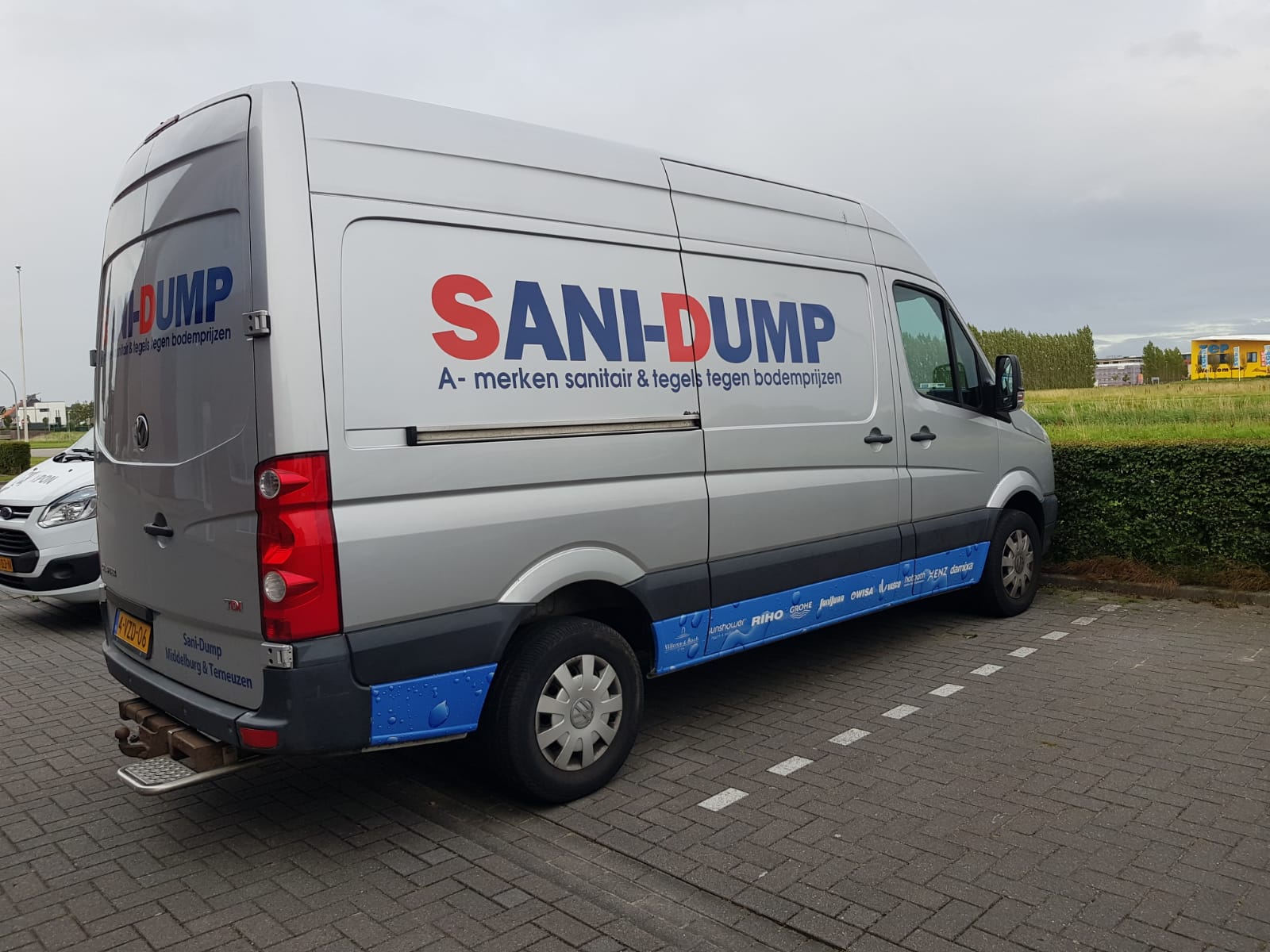 Sani-Dump Middelburg belettering - Xpon